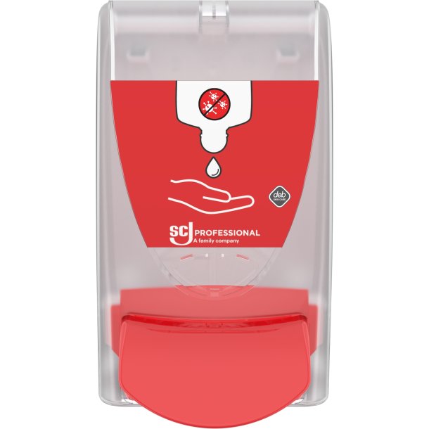SCJ Professional dispenser med rød knap, manuel, 1000 ml - Dispensere ...