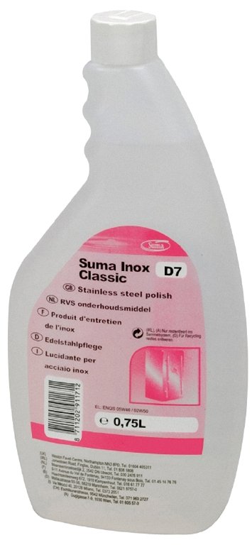 Suma Inox classic D7, Stålpleje 750ml - Rengøringsmidler Ready to use ...
