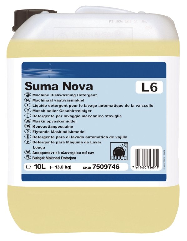 Suma Nova L6 10L, Maskinopvask uden klor - Maskinopvask flydende til industriopvask - CM-Nordic